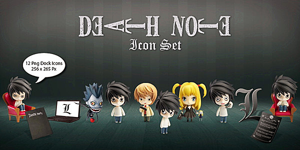 Death Note Icon Set - 图标指针 - 致美化
