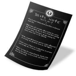 Death Note Icon Set - 图标指针 - 致美化