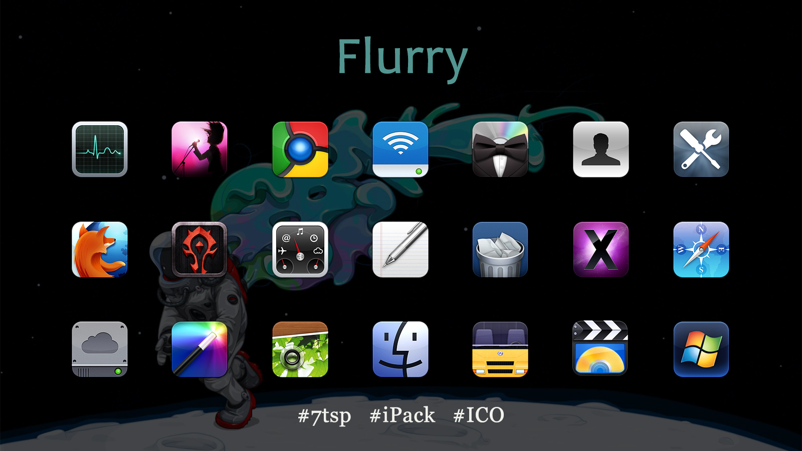 Flurry - 图标指针 - 致美化