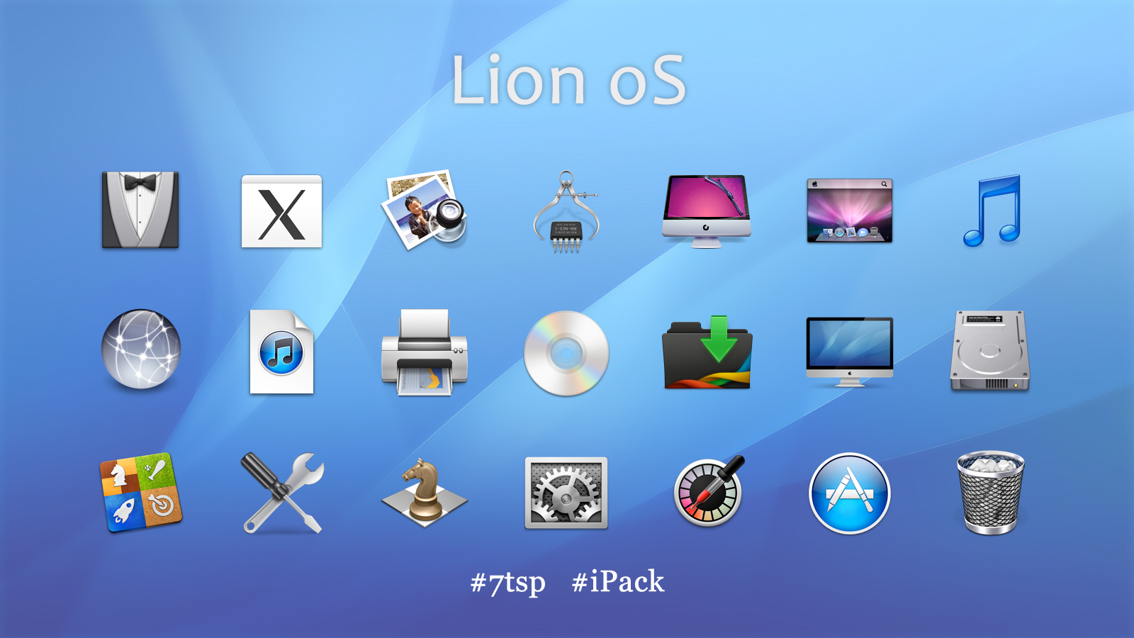 Lion oS - 图标指针 - 致美化