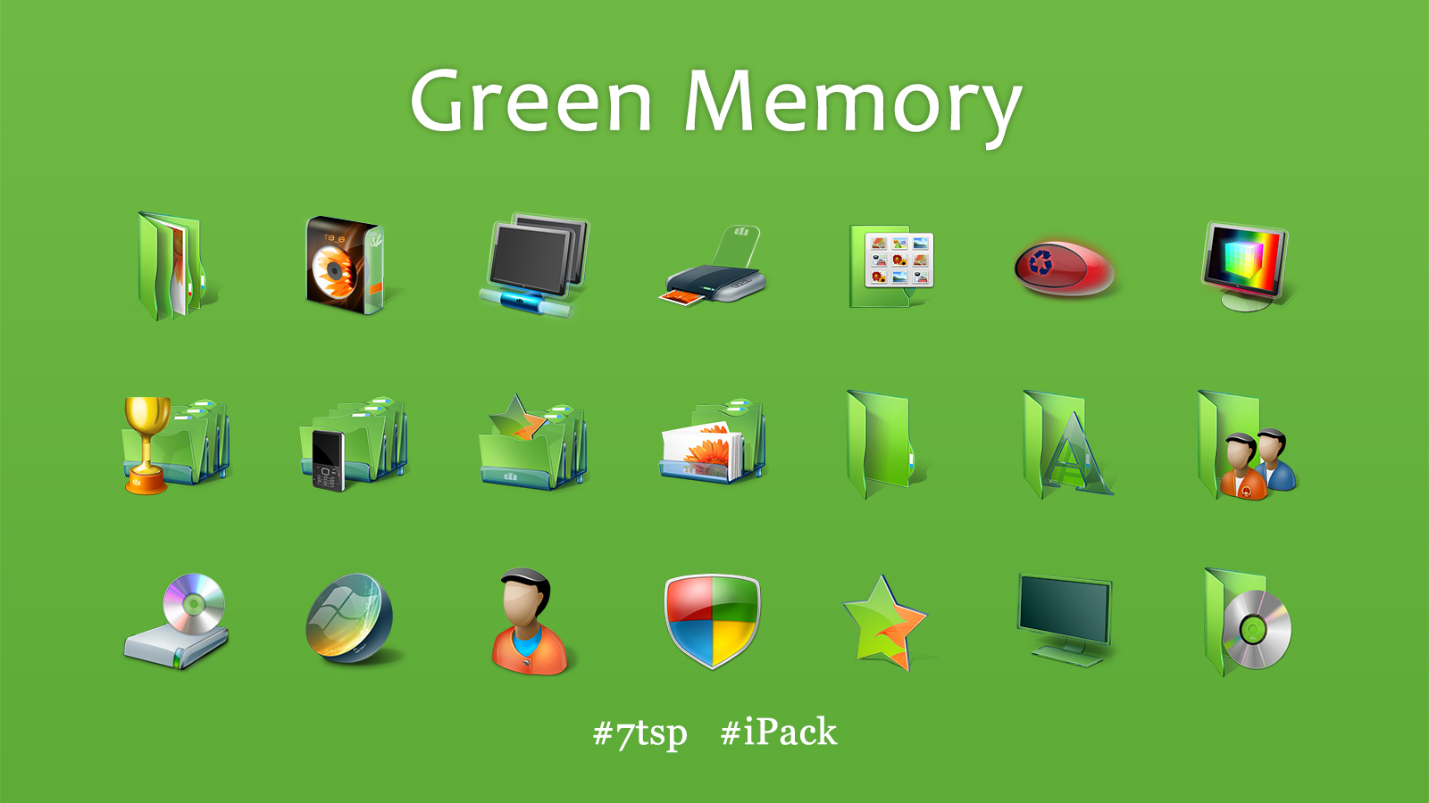 Green Memory - 图标指针 - 致美化