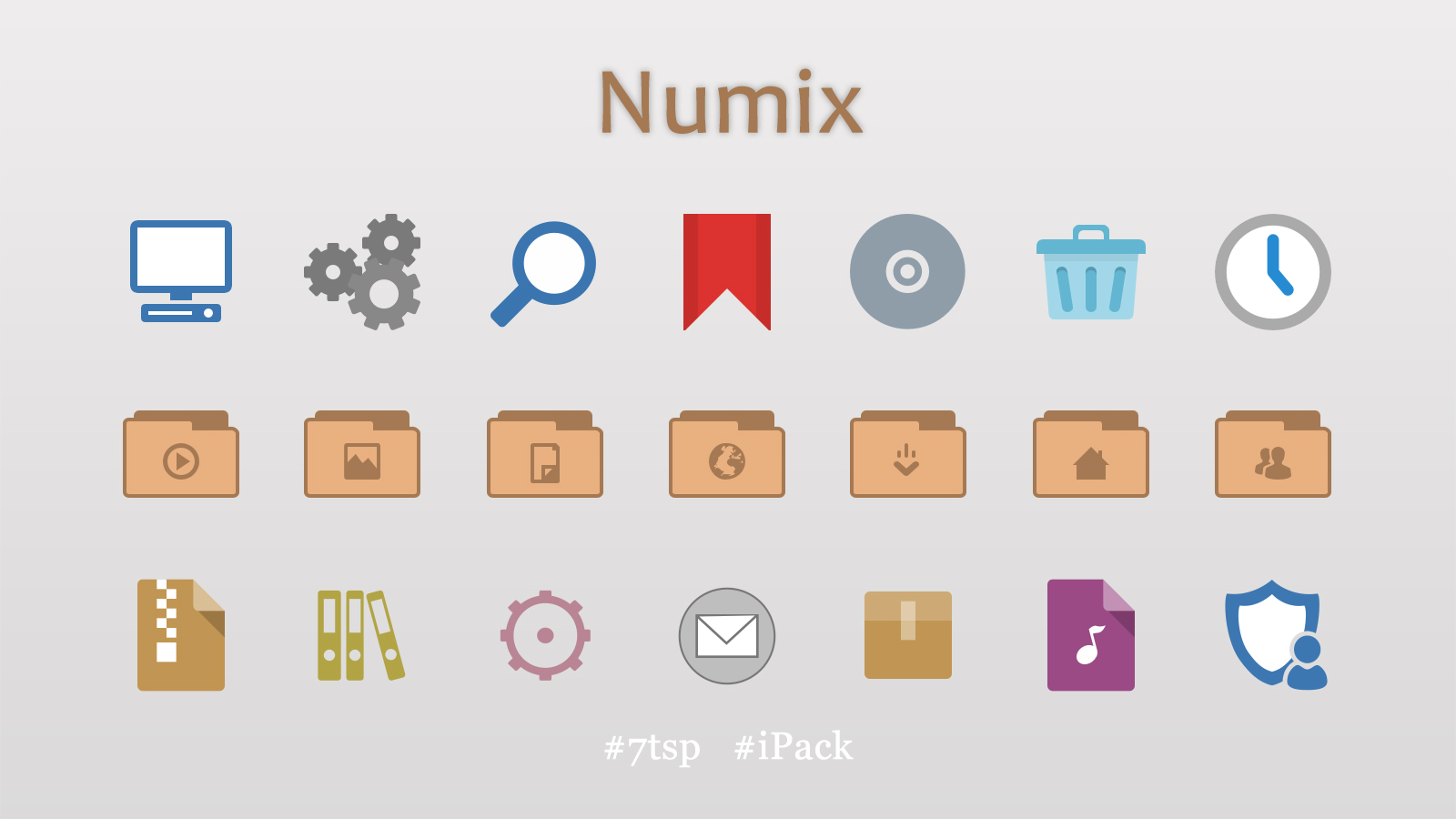 Numix - 图标指针 - 致美化