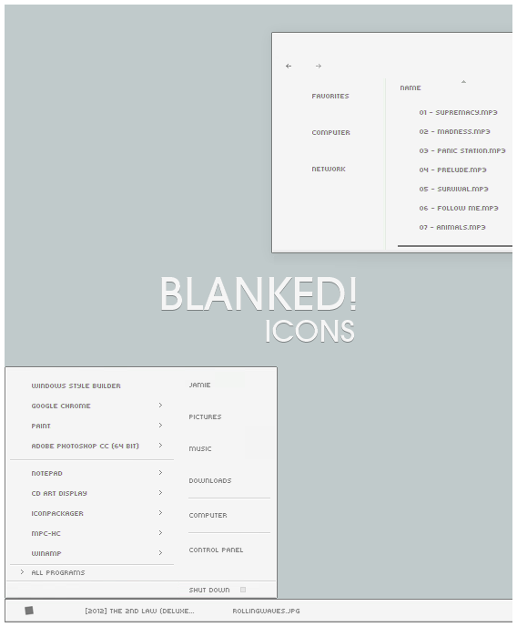 Blanked！ - 图标指针 - 致美化