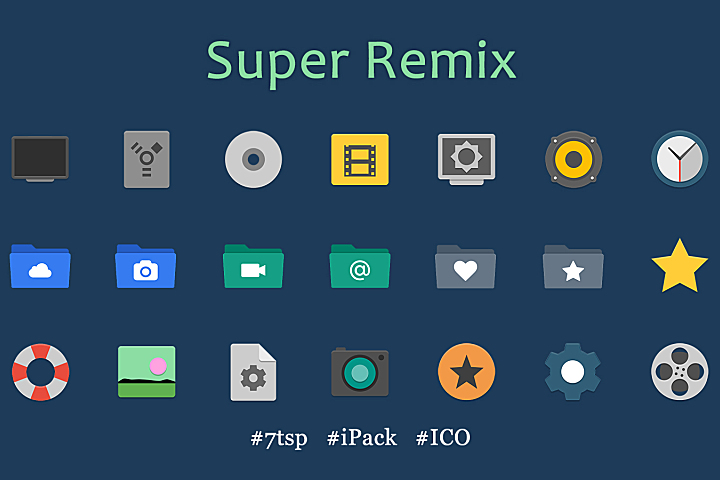Super Remix - 图标指针 - 致美化