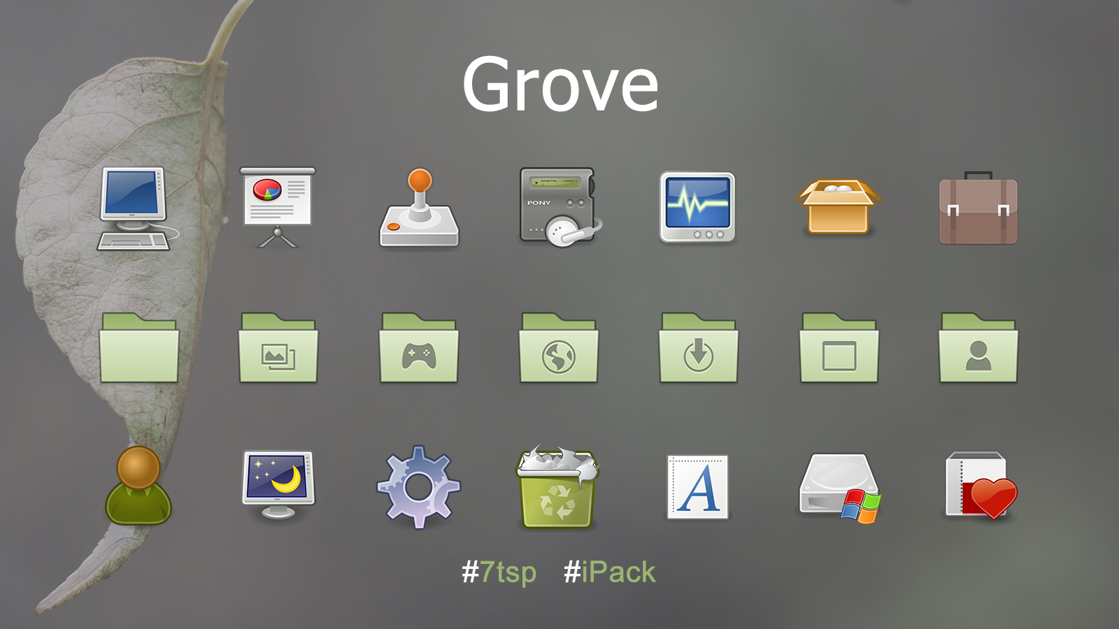 GROVE - 图标指针 - 致美化