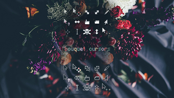 Bouquet Cursors - 图标指针 - 致美化