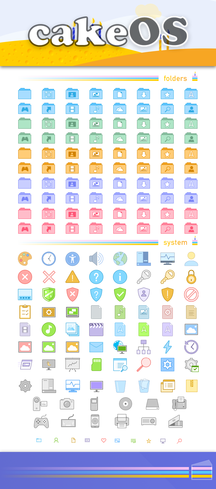 cakeOS - 图标指针 - 致美化
