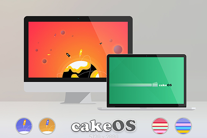 cakeOS Colors Wallpaper - 电脑壁纸 - 致美化