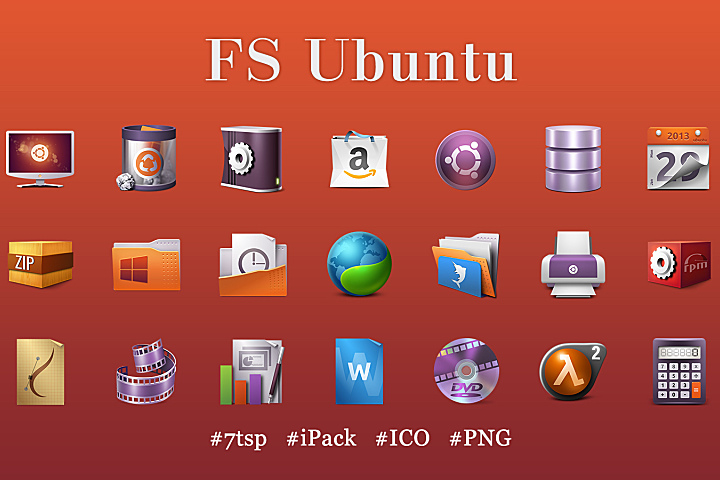 FS Ubuntu - 图标指针 - 致美化