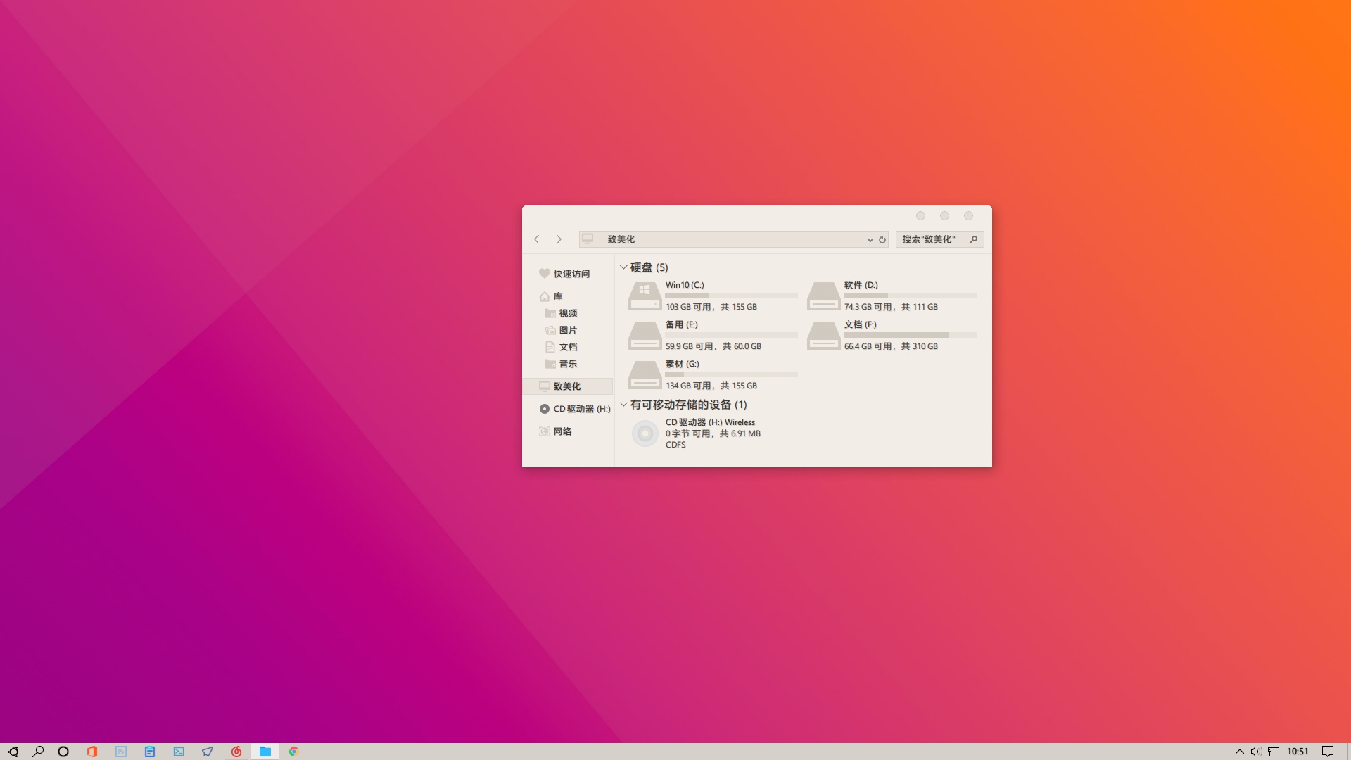 Ubuntu Light Win10主题 - 桌面主题 - 致美化