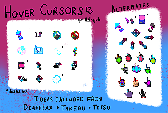 Hover Cursors - 图标指针 - 致美化