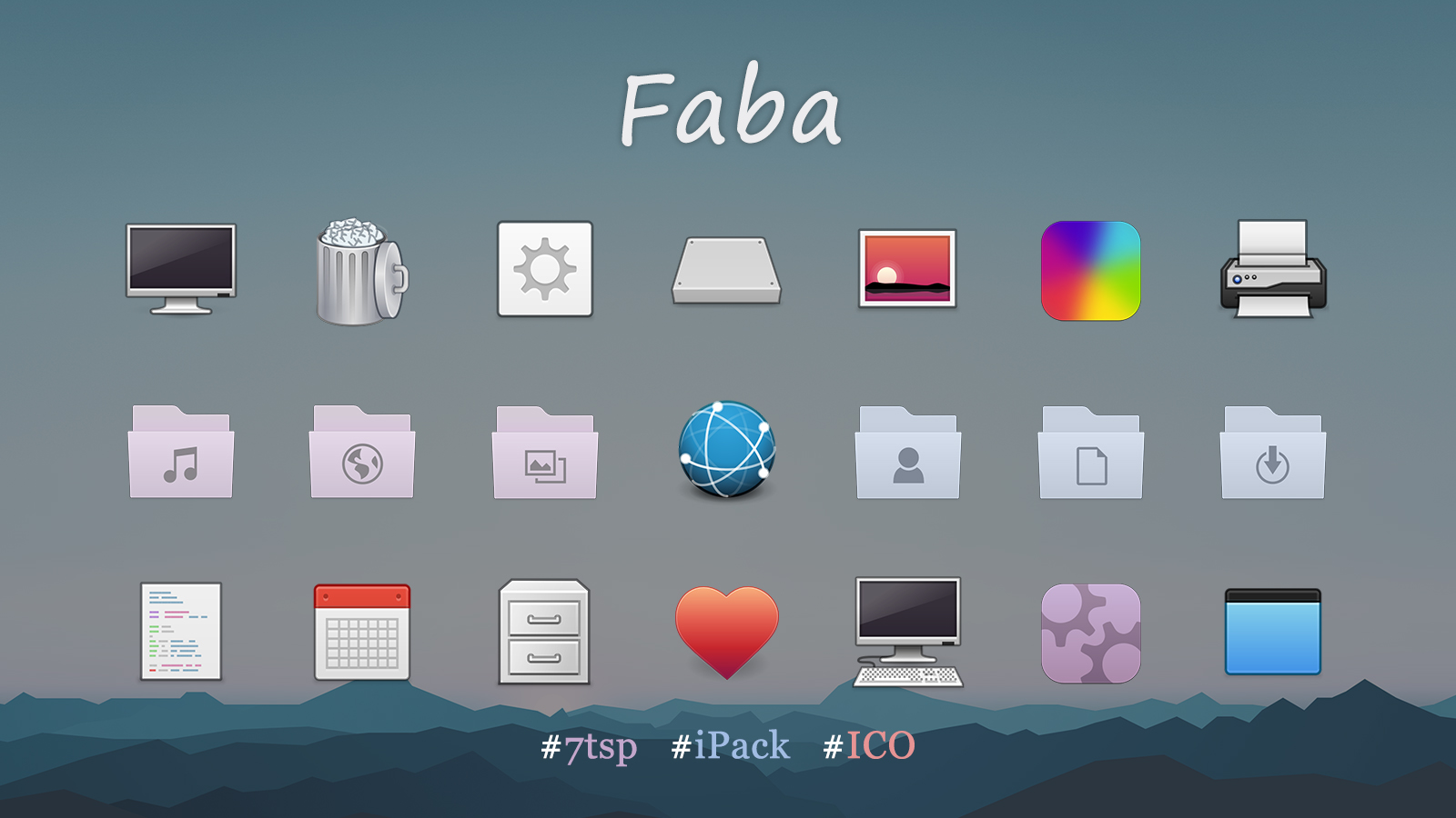 Faba - 图标指针 - 致美化