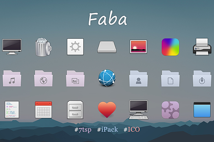 Faba - 图标指针 - 致美化