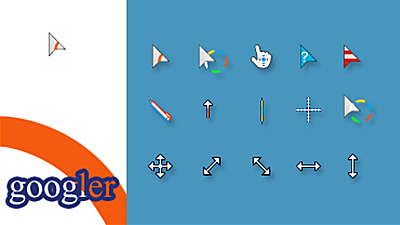 Googler Cursors - 图标指针 - 致美化