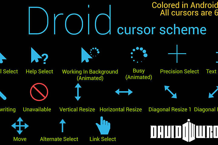 Droid Cursor Scheme - 图标指针 - 致美化