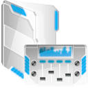HUD Machine WhiteBlue - 图标指针 - 致美化