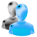 HUD Machine WhiteBlue - 图标指针 - 致美化