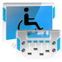 HUD Machine WhiteBlue - 图标指针 - 致美化