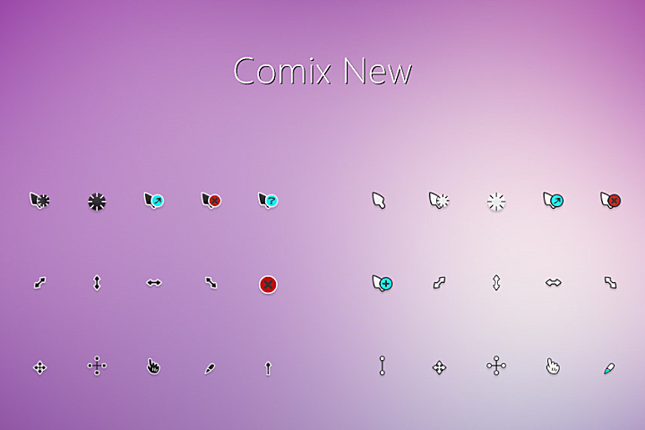 Comix New Cursors - 图标指针 - 致美化