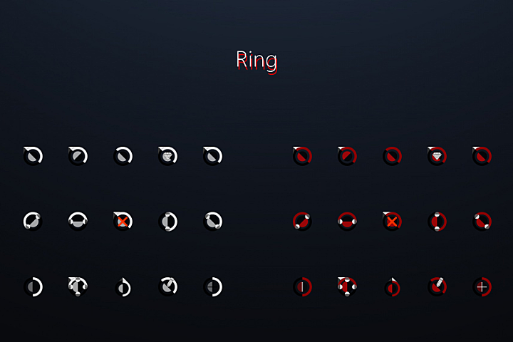 Ring Cursors - 图标指针 - 致美化