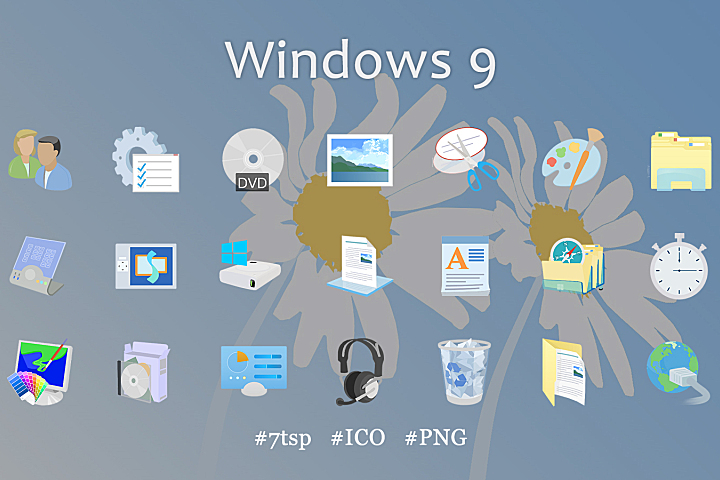 Windows 9 - 图标指针 - 致美化