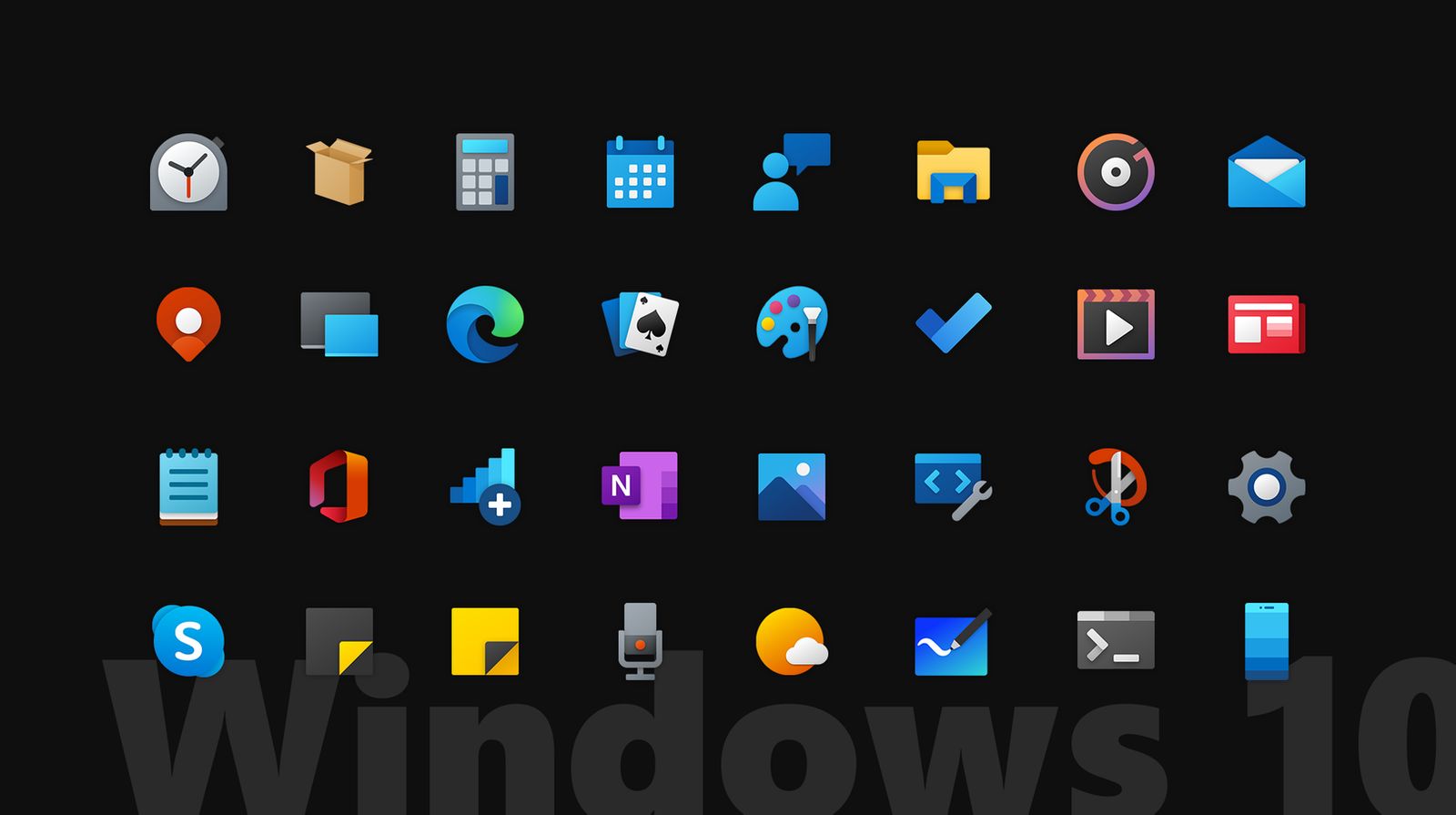 Windows 10X Official 2020 Icons - 图标指针 - 致美化