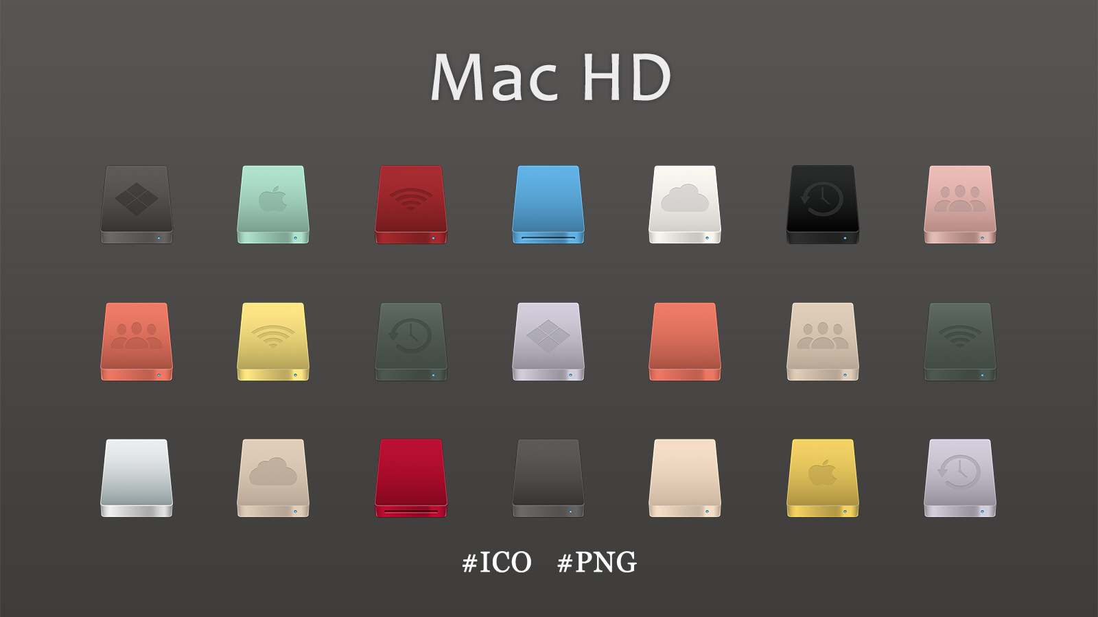 Macintosh HD Icons - 图标指针 - 致美化