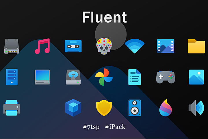 Fluent - 图标指针 - 致美化