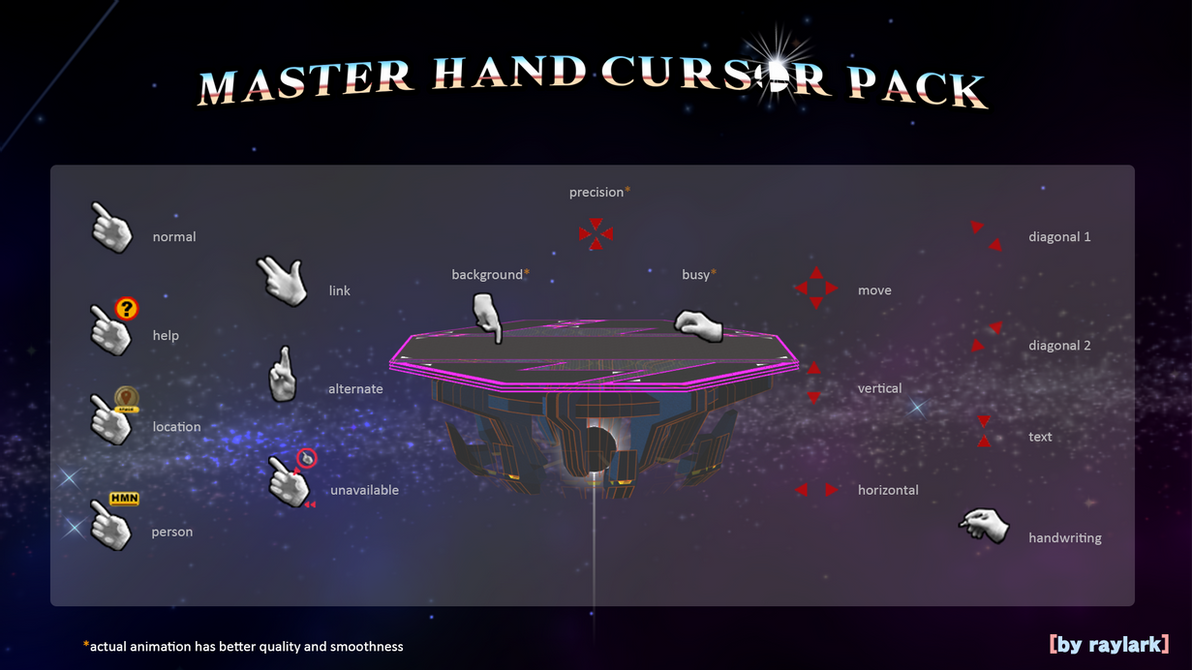 灰色小手游标 - 图标指针 - 致美化