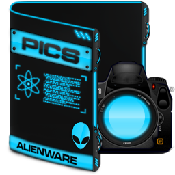 蓝色外星人图标包 Alienware Eclipse Icon Pack - 图标指针 - 致美化