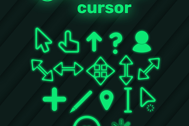 荧光绿光标 - 图标指针 - 致美化