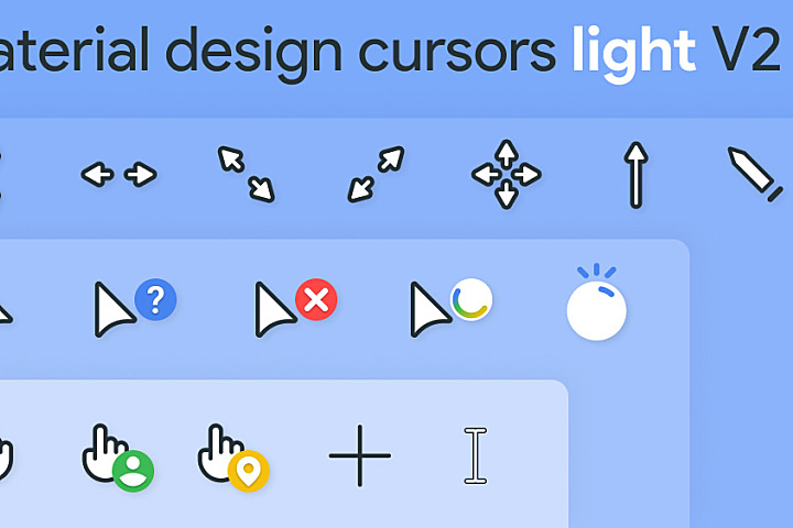Material Design Cursor V2版 图标指针 致美化