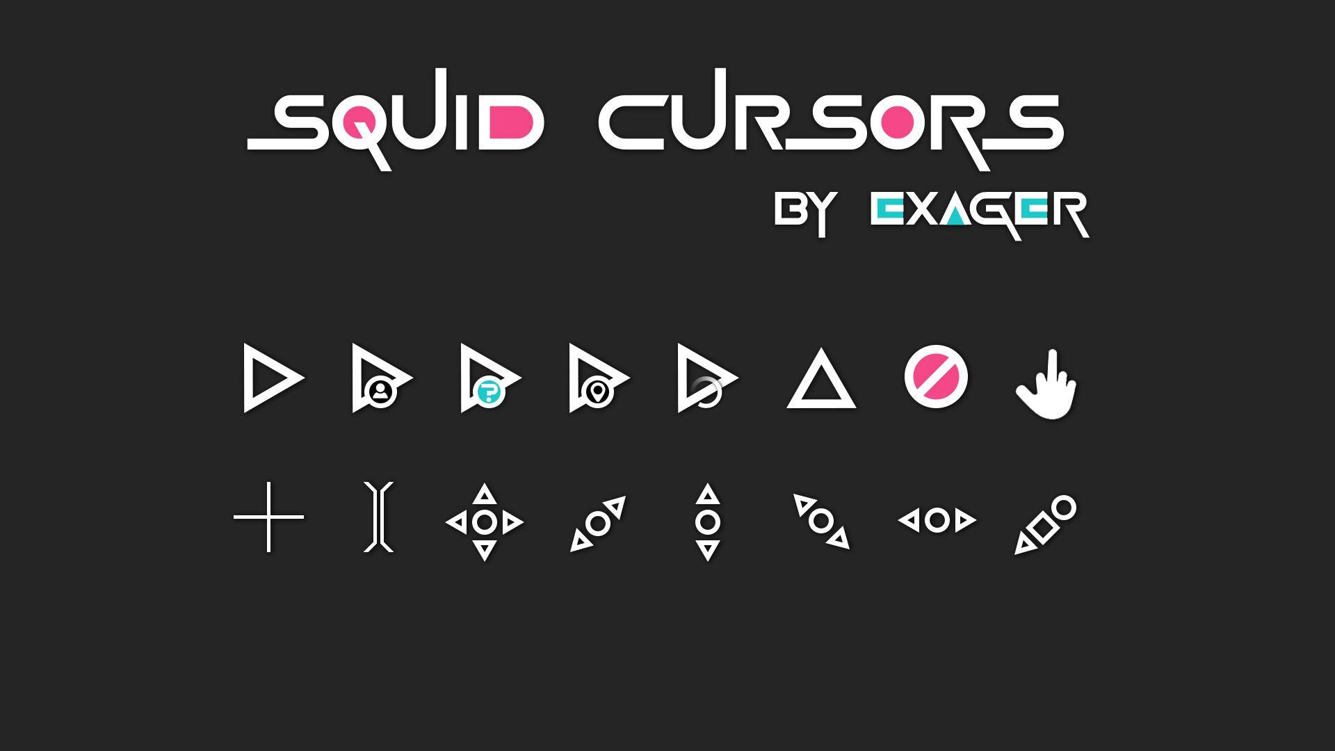 鱿鱼光标 - 图标指针 - 致美化