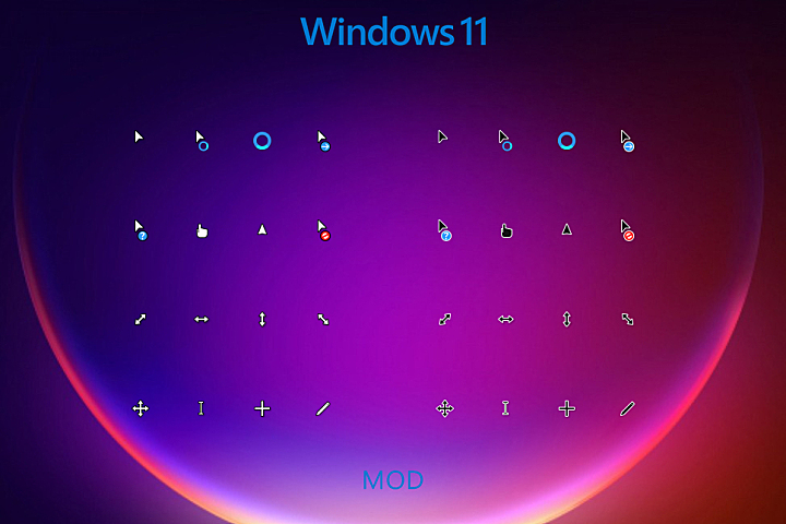 Win11简约版光标 - 图标指针 - 致美化