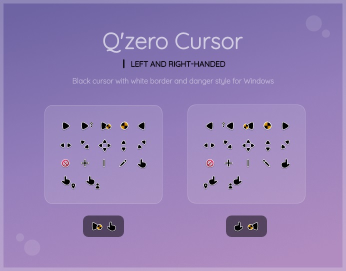 Q'zero 鼠标指针 - 图标指针 - 致美化