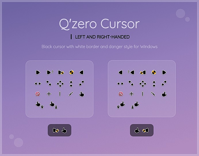 Q'zero 鼠标指针 - 图标指针 - 致美化