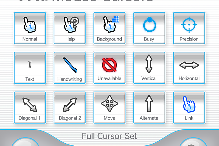 任天堂Wii 鼠标指针 - 图标指针 - 致美化
