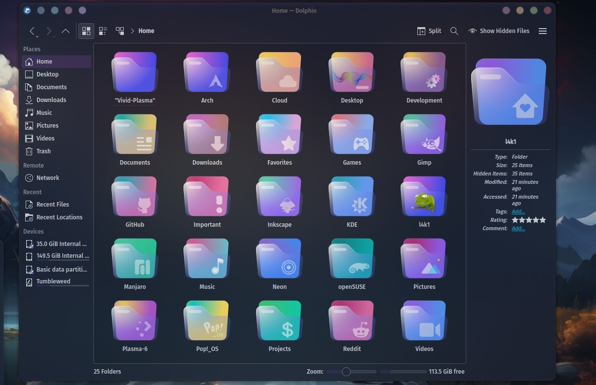 Glassy Icon Themes - 图标指针 - 致美化